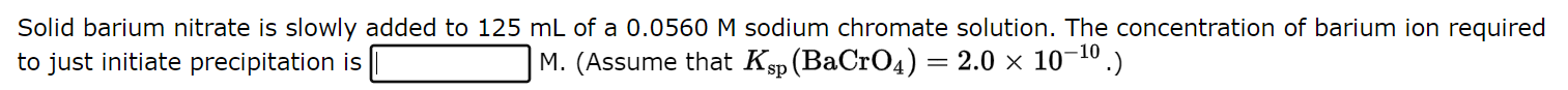Solved Solid barium nitrate is slowly added to 125 mL of a | Chegg.com