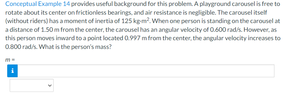 Solved Conceptual Example 14 provides useful background for | Chegg.com