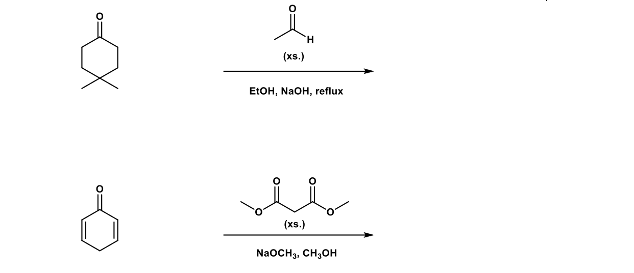 Solved (xs.) EtOH,NaOH, reflux | Chegg.com