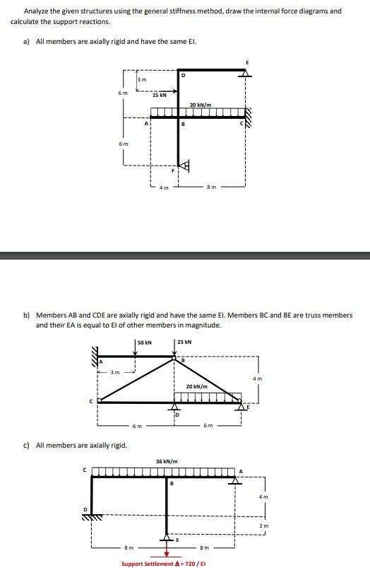 Solved Analyze the given structures using the general | Chegg.com