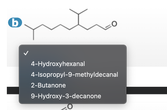 Solved Choose the IUPAC names for these compounds. (.) | Chegg.com