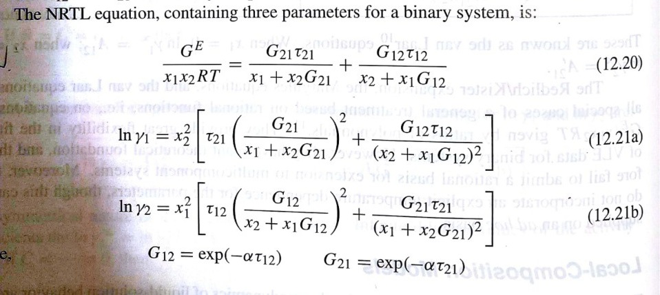 The following is the equilibrium data of a | Chegg.com