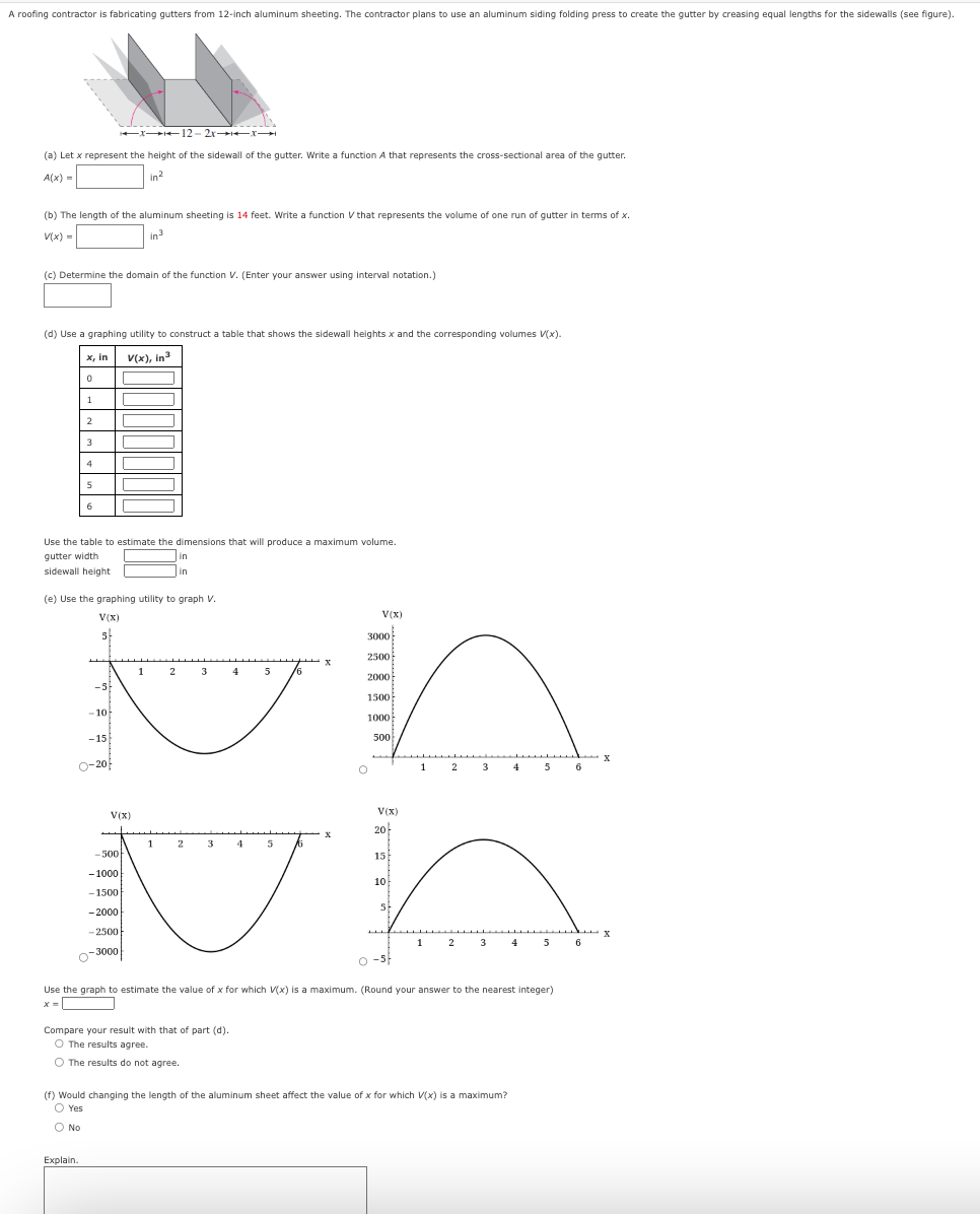 Solved You construct an open box from a square piece of | Chegg.com