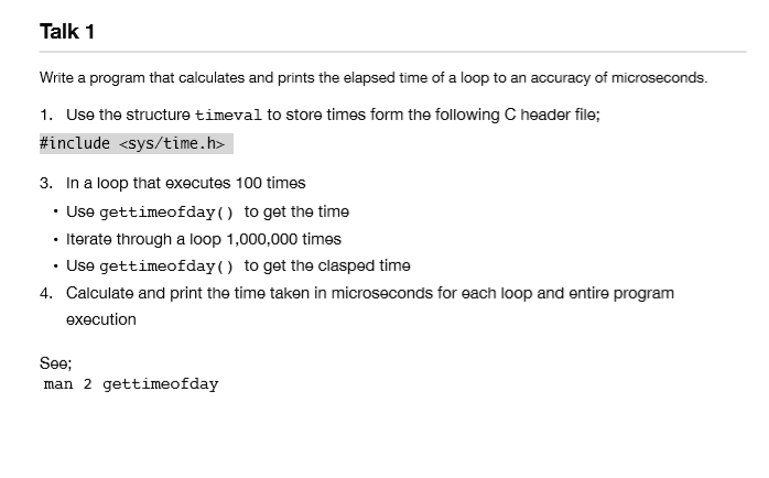 Solved Talk 1 Write A Program That Calculates And Prints The 7706
