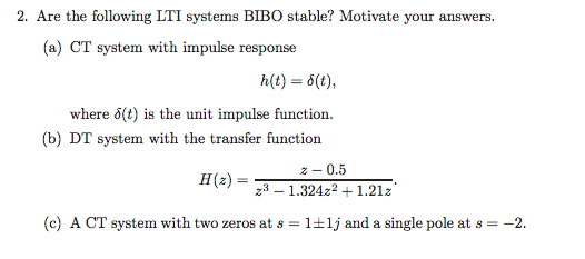 Solved 1. Figure 2 shows three input signals and the | Chegg.com