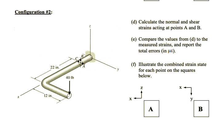 Solved Problem: Combined Loading Demonstrations (Video) A | Chegg.com