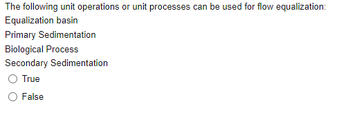 Solved The following unit operations or unit processes can | Chegg.com