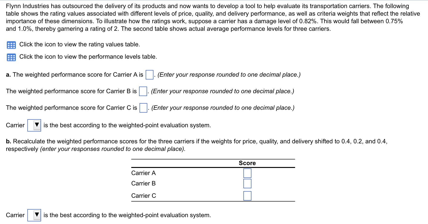 Solved More Info More Infob. Recalculate the weighted | Chegg.com