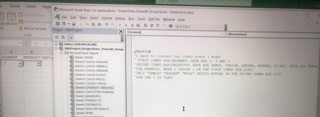Solved Search e Home Insert Page Microsoft Visual Basic for | Chegg.com