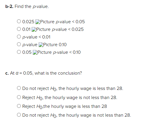 Solved The data accompanying this exercise show hourly wages | Chegg.com