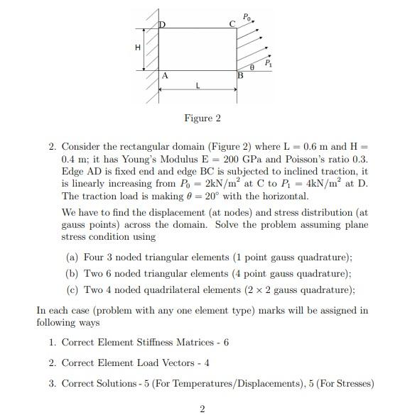 H A Figure 2 2. Consider the rectangular domain | Chegg.com