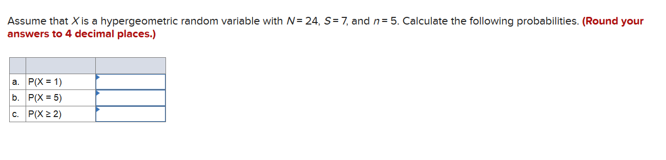 Solved Assume that X is a hypergeometric random variable | Chegg.com