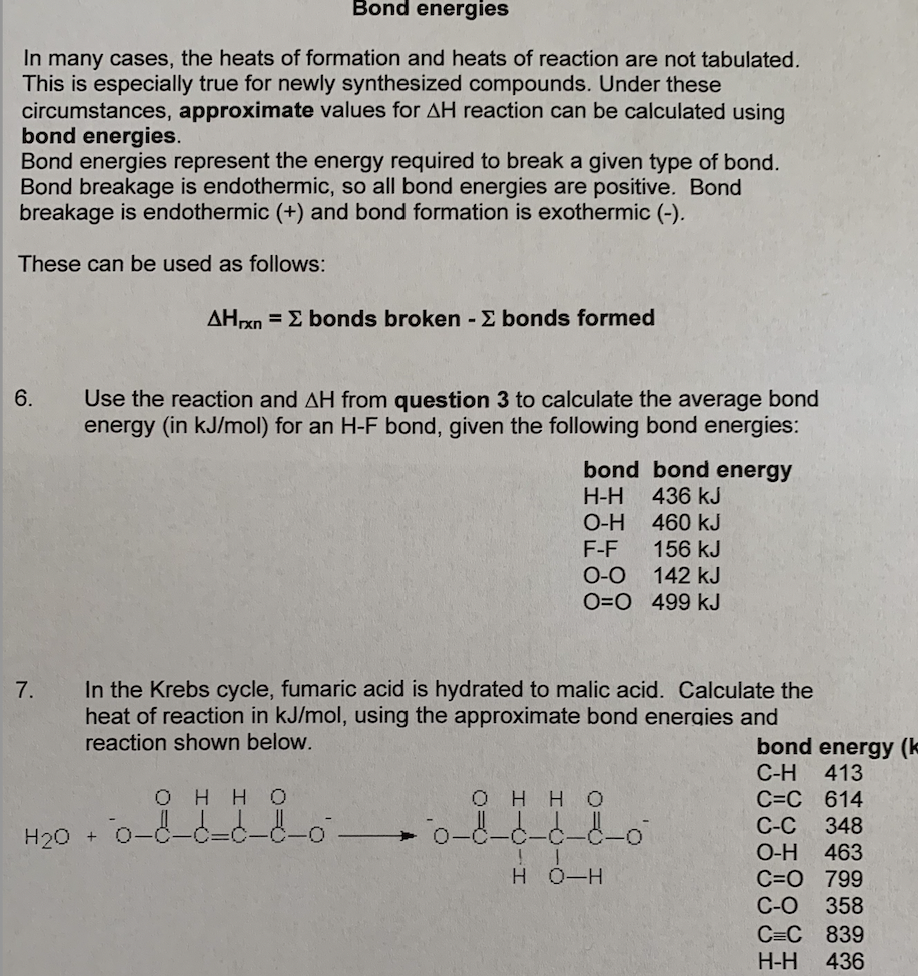 Solved The standard heats of formation can be used to | Chegg.com
