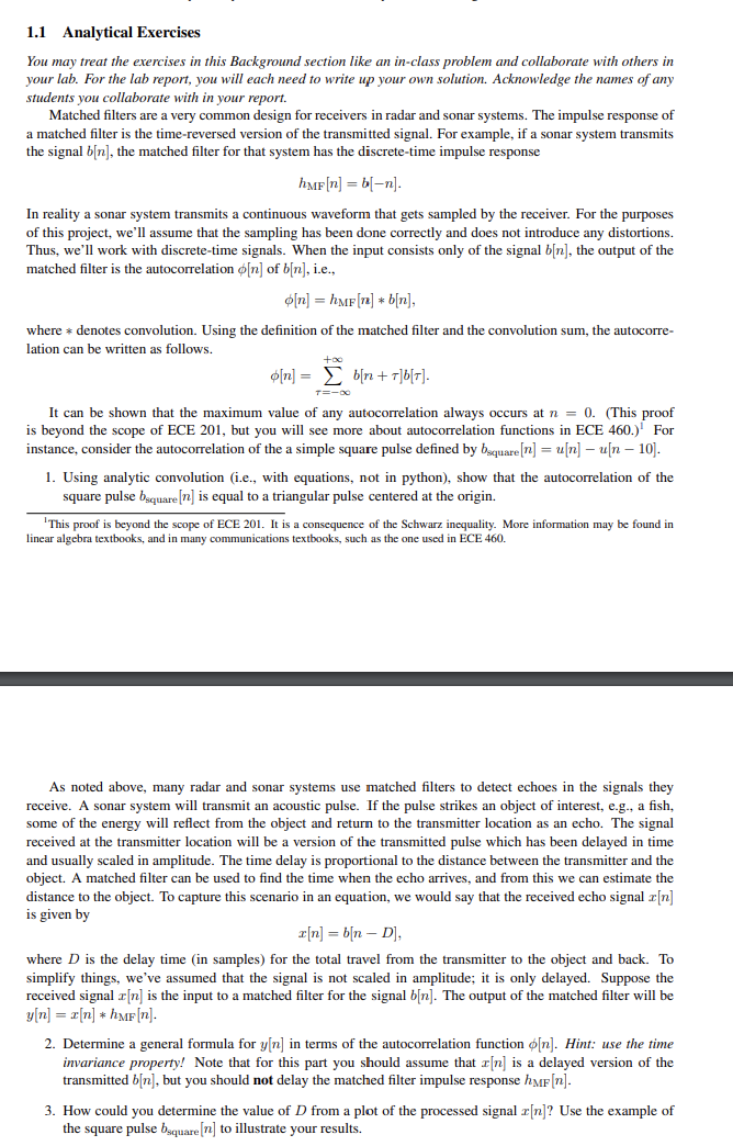 Solved 1.1 ﻿Analytical ExercisesYou may treat the exercises | Chegg.com