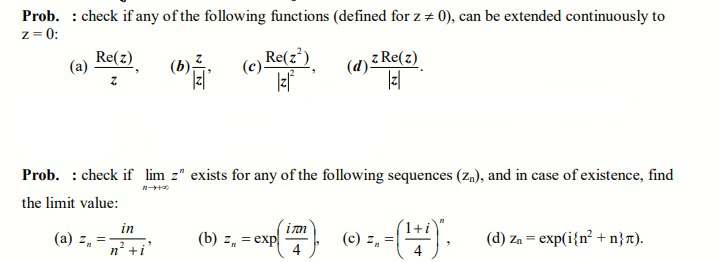 Solved Prob. : check if any of the following functions | Chegg.com