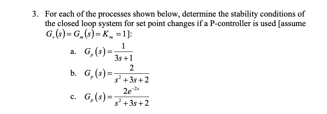 Solved 3. For each of the processes shown below, determine | Chegg.com