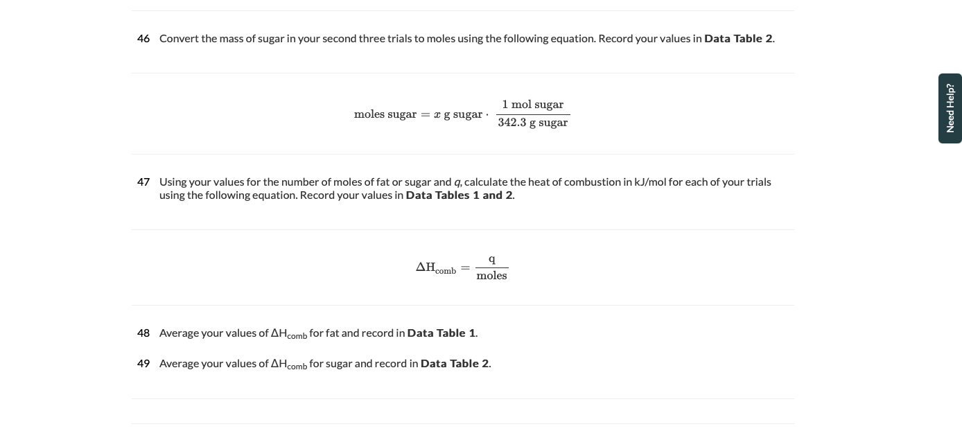 Solved Experiment 1 Data Table 1: Calorimetrv of | Chegg.com Solved Experiment 1 Data Table 1: Calorimetrv of | Chegg.com