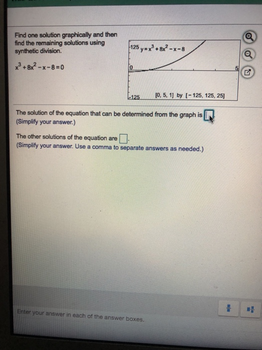Solved Find one solution graphically and then find the | Chegg.com