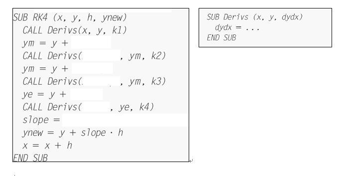 Solved Runge-Kutta Order 4 (RK4) Method is a commonly used | Chegg.com
