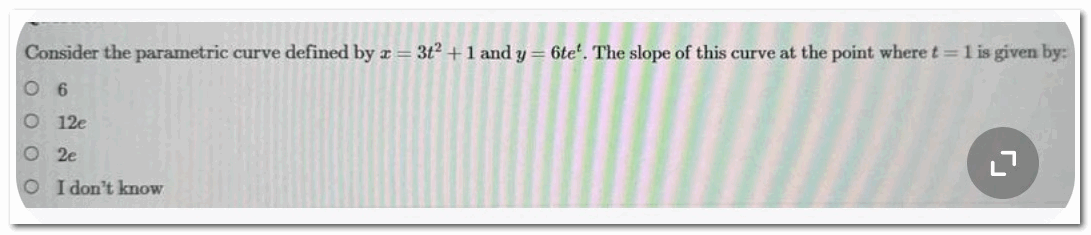 Solved Consider the parametric curve defined by x=3t2+1 and | Chegg.com