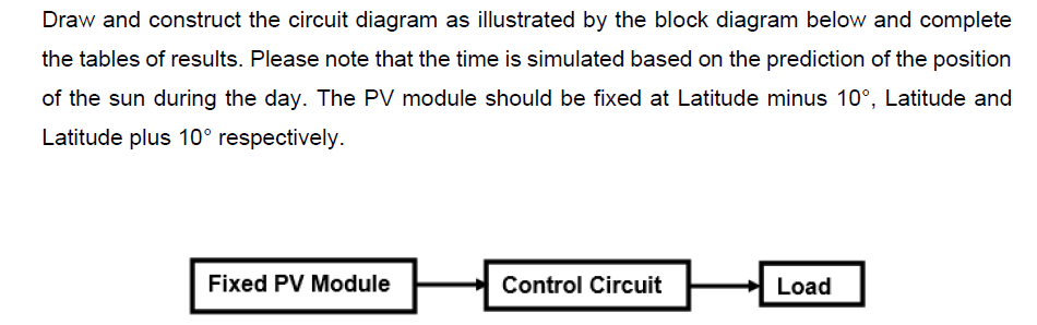 Solved Draw And Construct The Circuit Diagram As Illustrated 