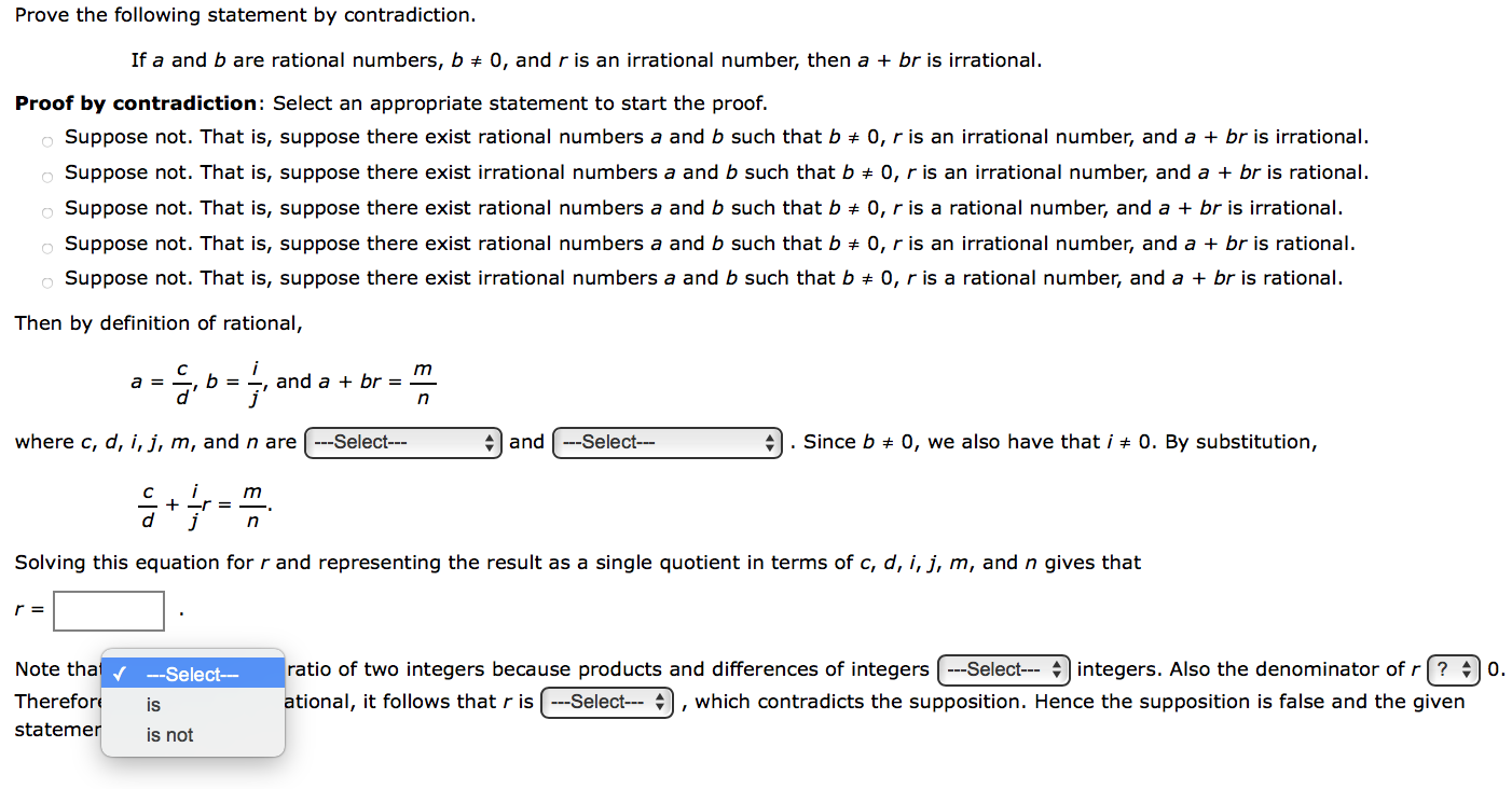 Solved Prove the following statement by contradiction. If a | Chegg.com