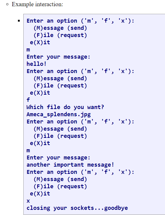 Solved In Python: Functionality You are to create an | Chegg.com