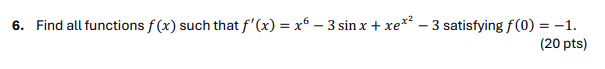 Solved Find all functions f(x) ﻿such that | Chegg.com