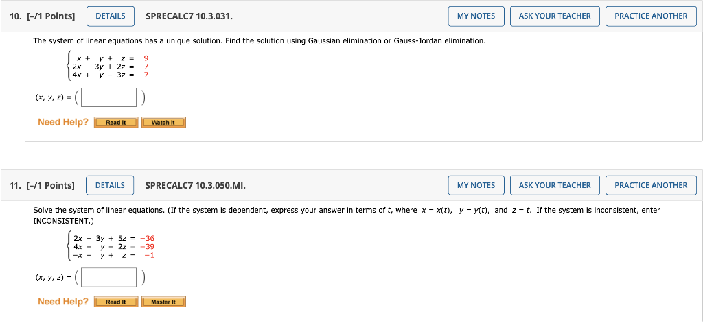 Solved 2. [1/5 Points] DETAILS PREVIOUS ANSWERS SPRECALC7 | Chegg.com