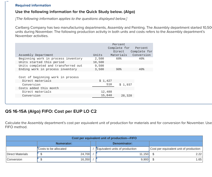 Solved Required informationUse the following information for | Chegg.com