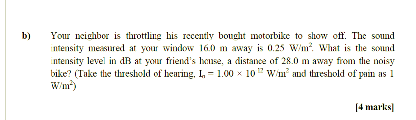 Solved B4. a) A transverse wave on a taut wire is described | Chegg.com