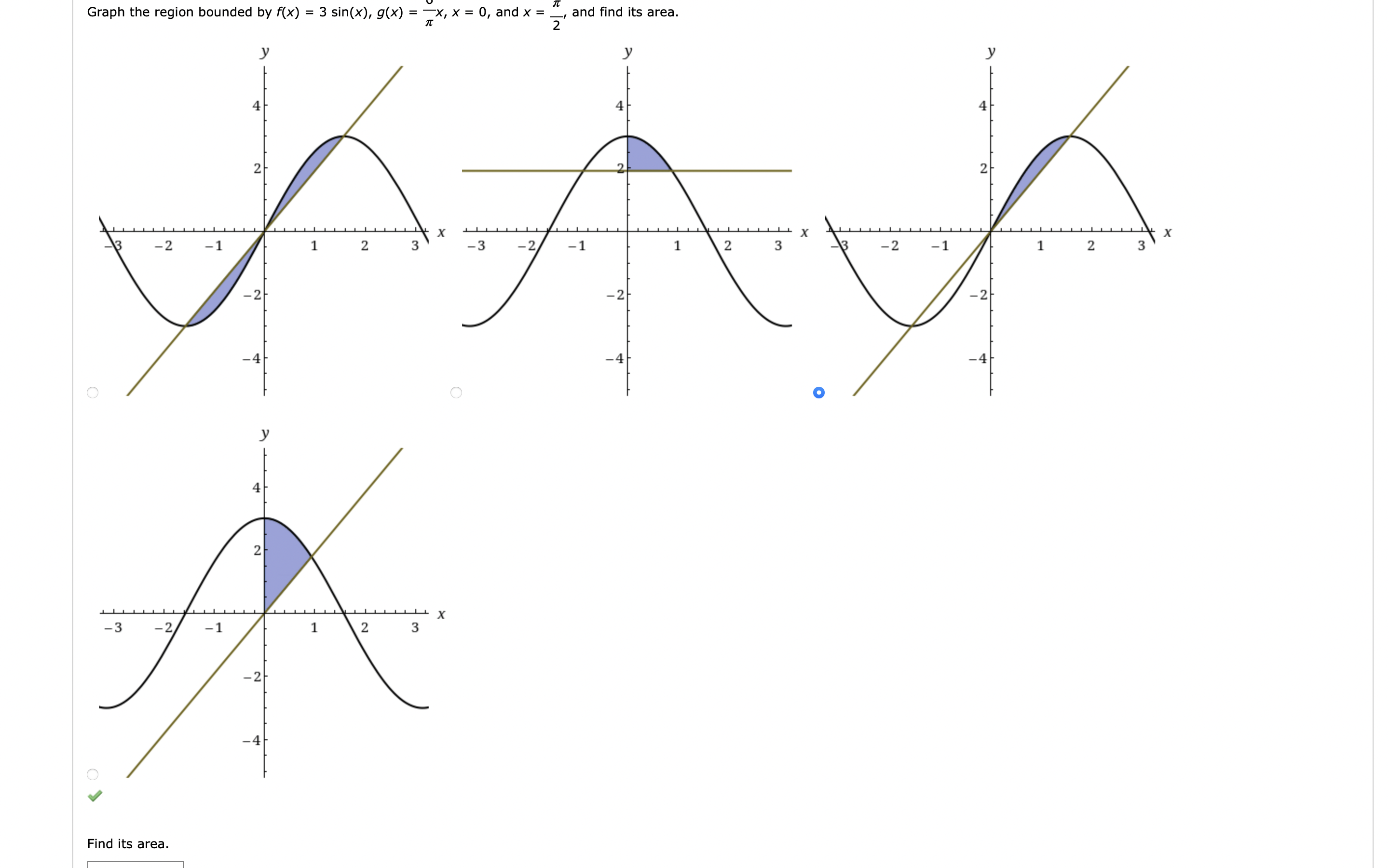 Graph the region bounded by | Chegg.com