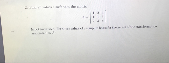 Solved 1. Compute the inverse of the matrix: A=10011 0001? | Chegg.com