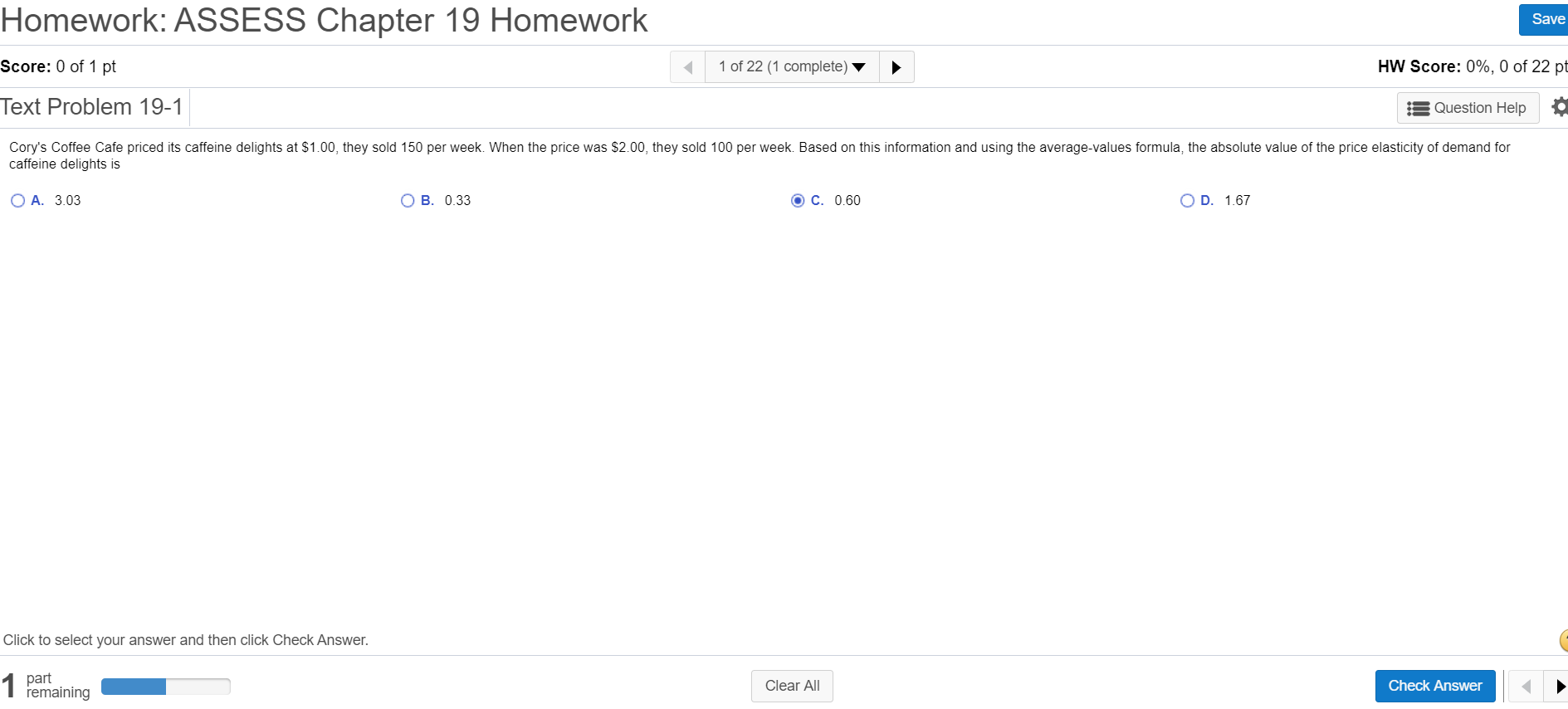 Solved Homework Assess Chapter 19 Homework Save Score 0 Of