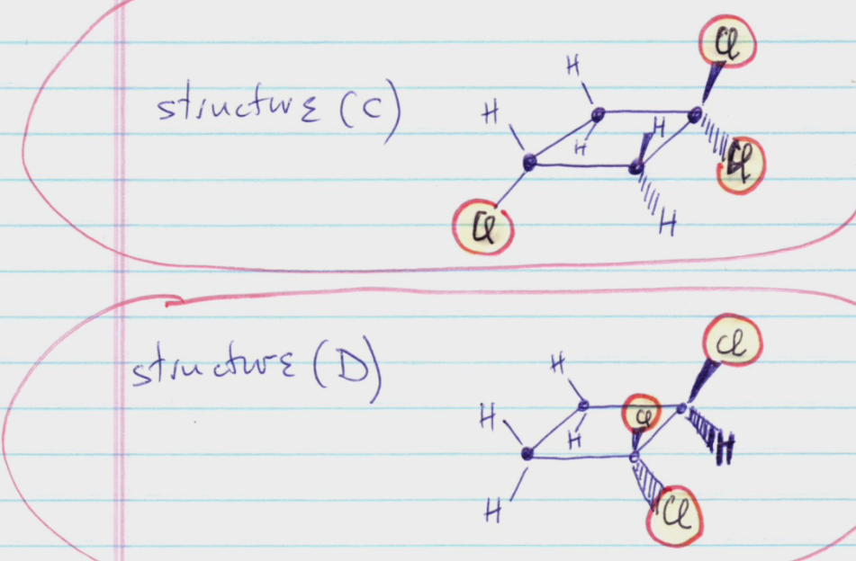 Solved g HI structure (A) ce H H @ H structure (B) H # al Н | Chegg.com
