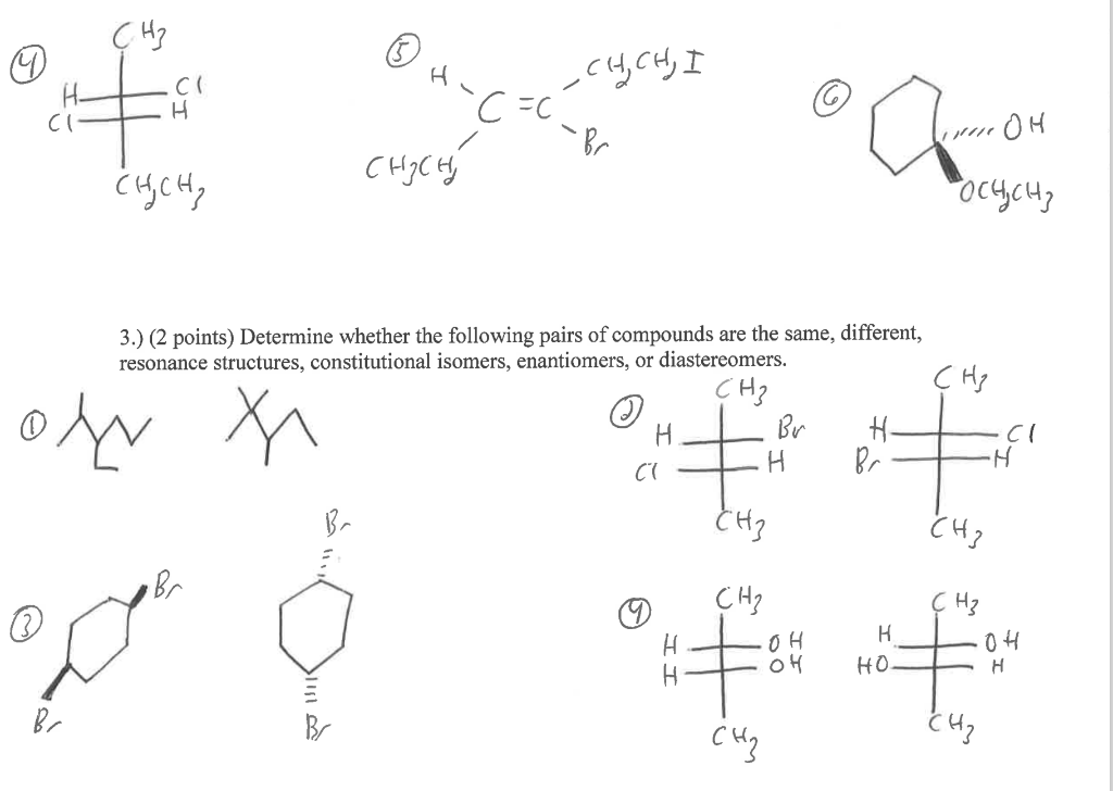 (6) 3.) (2 points) Determine whether the following | Chegg.com