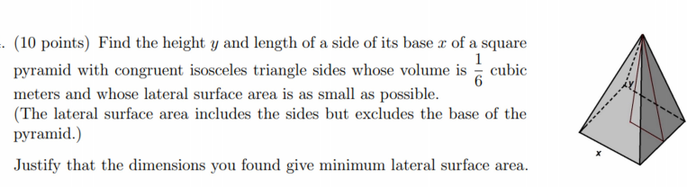 Solved please just give me the formulas to the lateral | Chegg.com