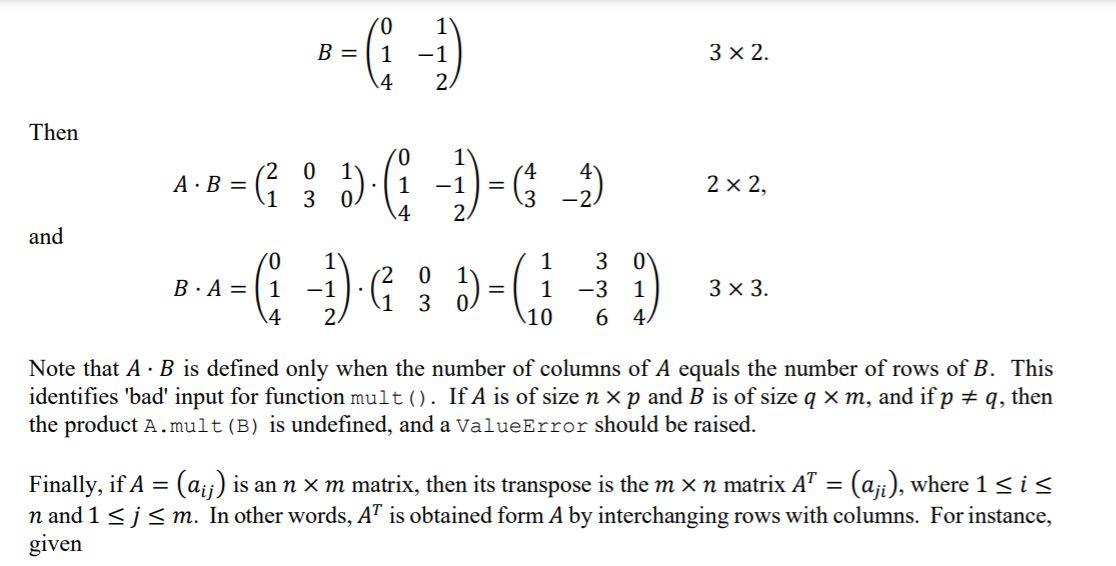 Solved In This Assignment You Will Write A Python Class 4271