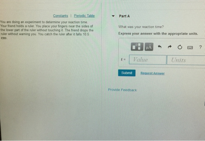 Solved Constants I Periodic Table PartA You are doing an | Chegg.com