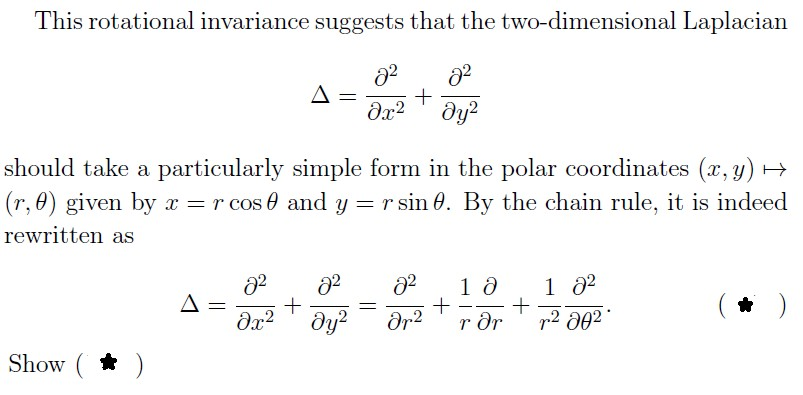 Solved This rotational invariance suggests that the | Chegg.com