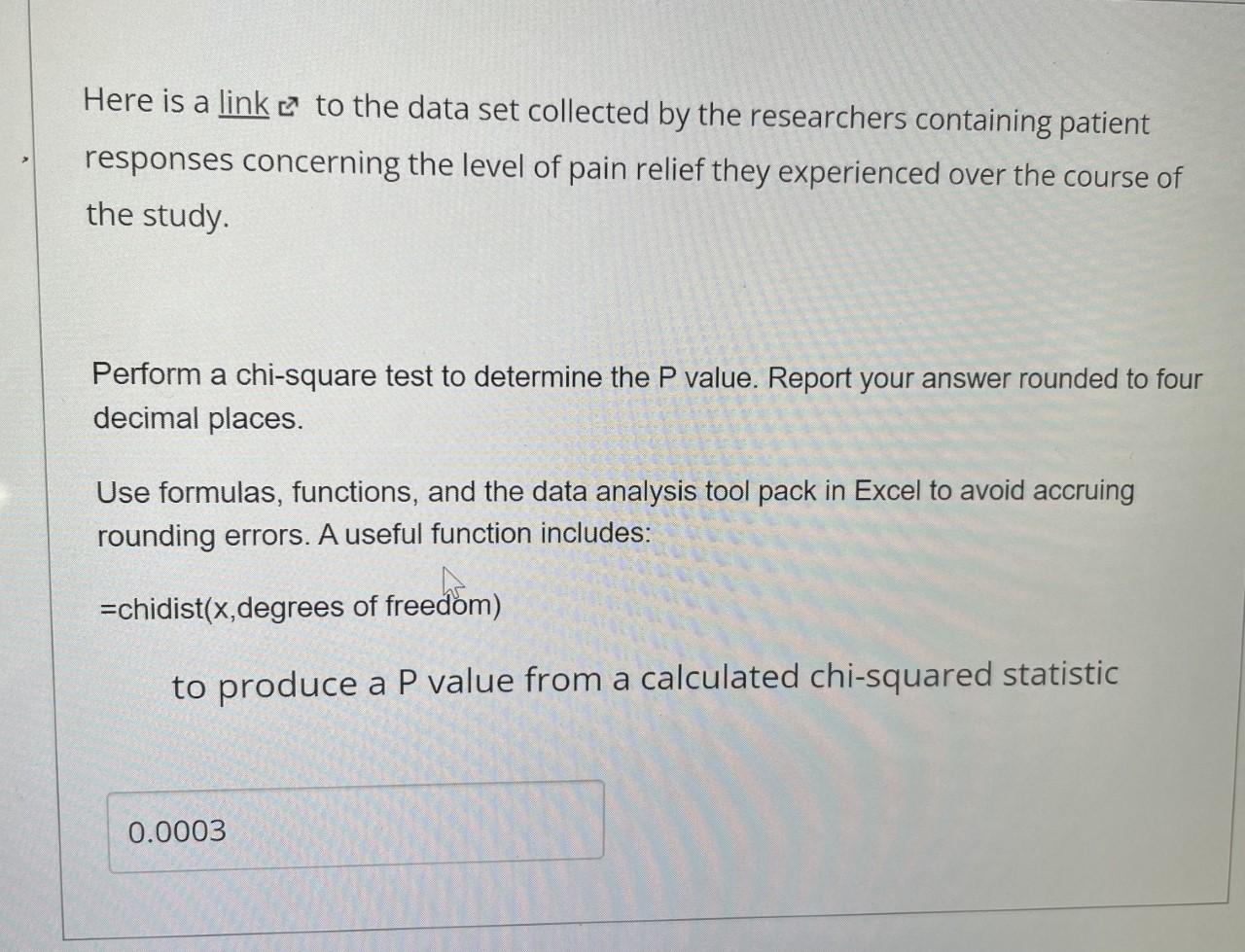 Solved Here Is A Link To The Data Set Collected By The Chegg
