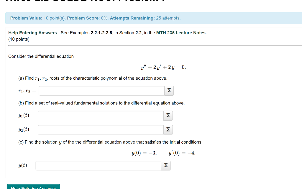 Solved Problem Value: 10 point(s). Problem Score: 0%. | Chegg.com