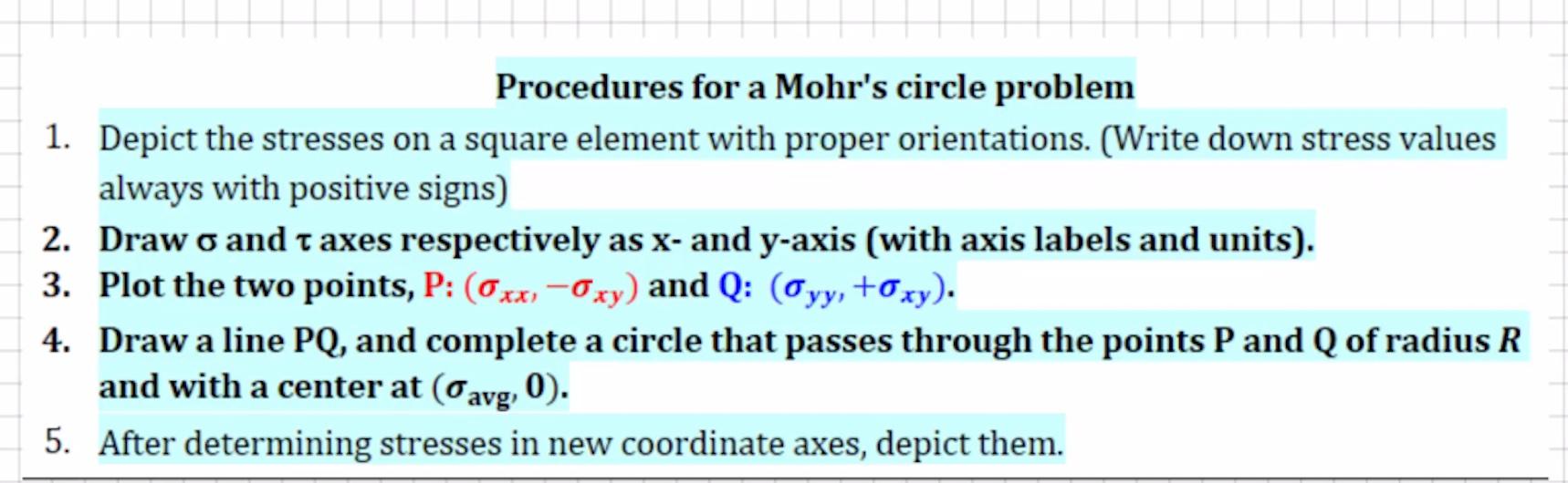 Solved [ICE #1-2] Utilizing the method of Mohr's circle, | Chegg.com