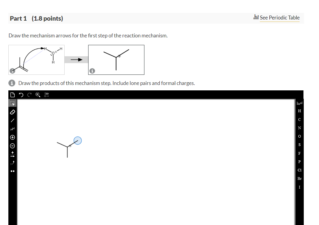 Solved Draw the mechanism arrows for the first step of the | Chegg.com