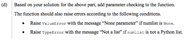 Solved Python Should include: def | Chegg.com
