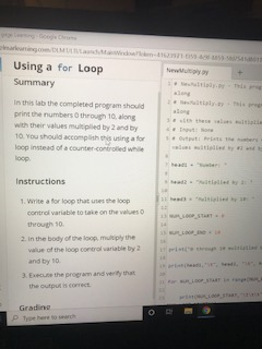 Solved Using a for Loop Summary In this tab the completed | Chegg.com