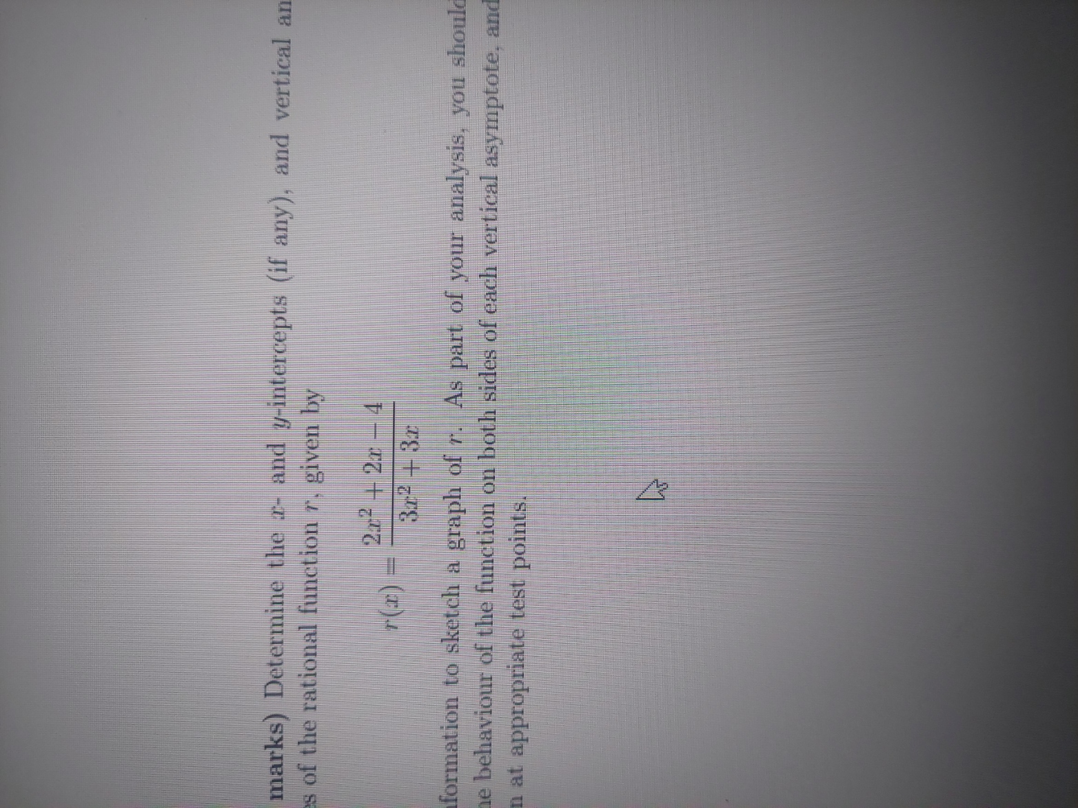 Solved Determine the x- and y-intercepts (if any), and | Chegg.com