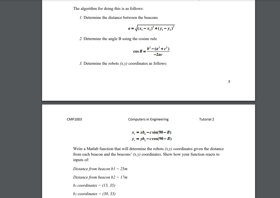 Solved The algorithm for doing this is as follows: 1. | Chegg.com