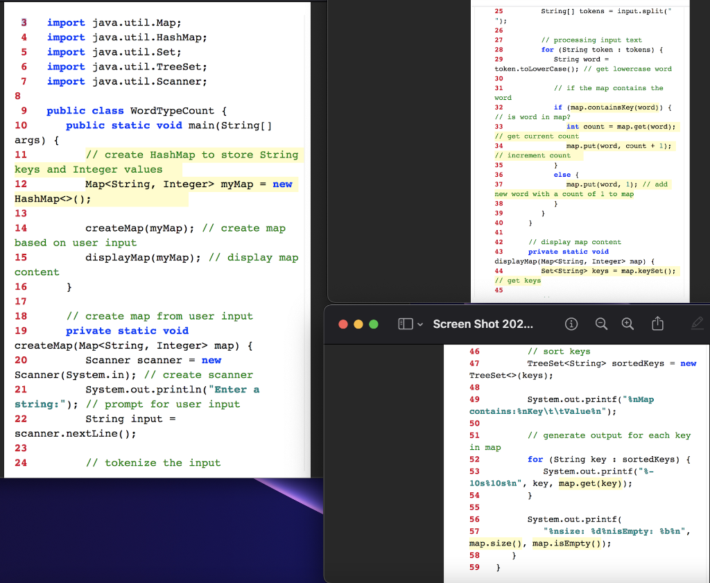 Solved Modify the program shown below to count the number | Chegg.com