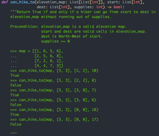 Solved Using Python 3 To Complete The Function Canhiketo 4361